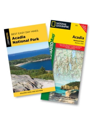 Best Easy Day Hiking Guide and Trail Map Bundle: Acadia National Park ...