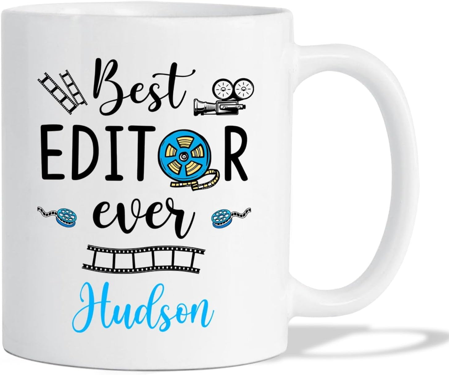 Best Editor Ever Tea Cup, Personalized Editorial Pottery Mug For Film ...