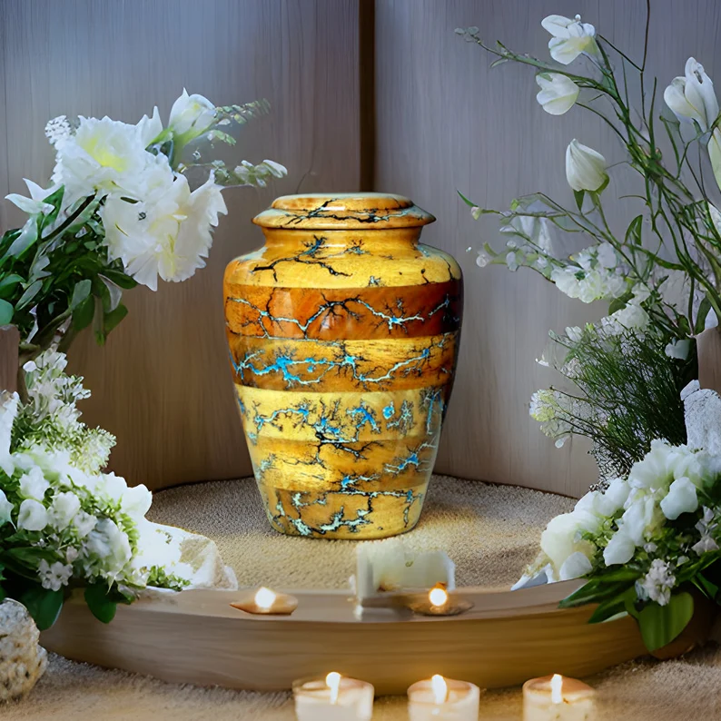 Best Elegant Wooden Urns for Human Ashes Adult Sized Boxes Premium ...