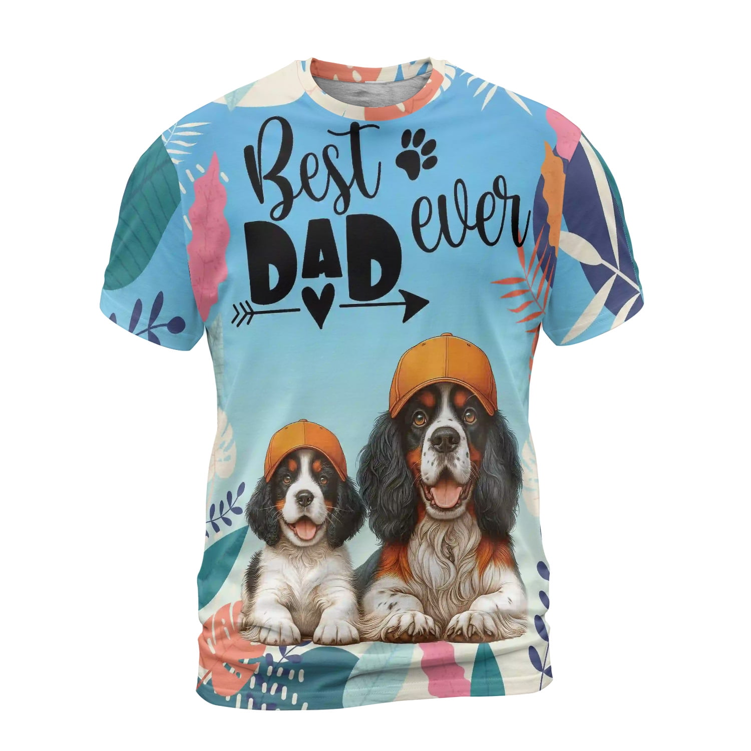 Best English Springer Spaniel Dad Ever Happy Father's Day All Over ...