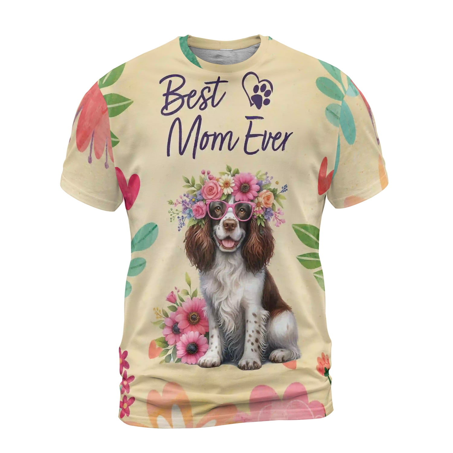 Best English Springer Spaniel Mom Ever Happy Mother's Day All Over ...
