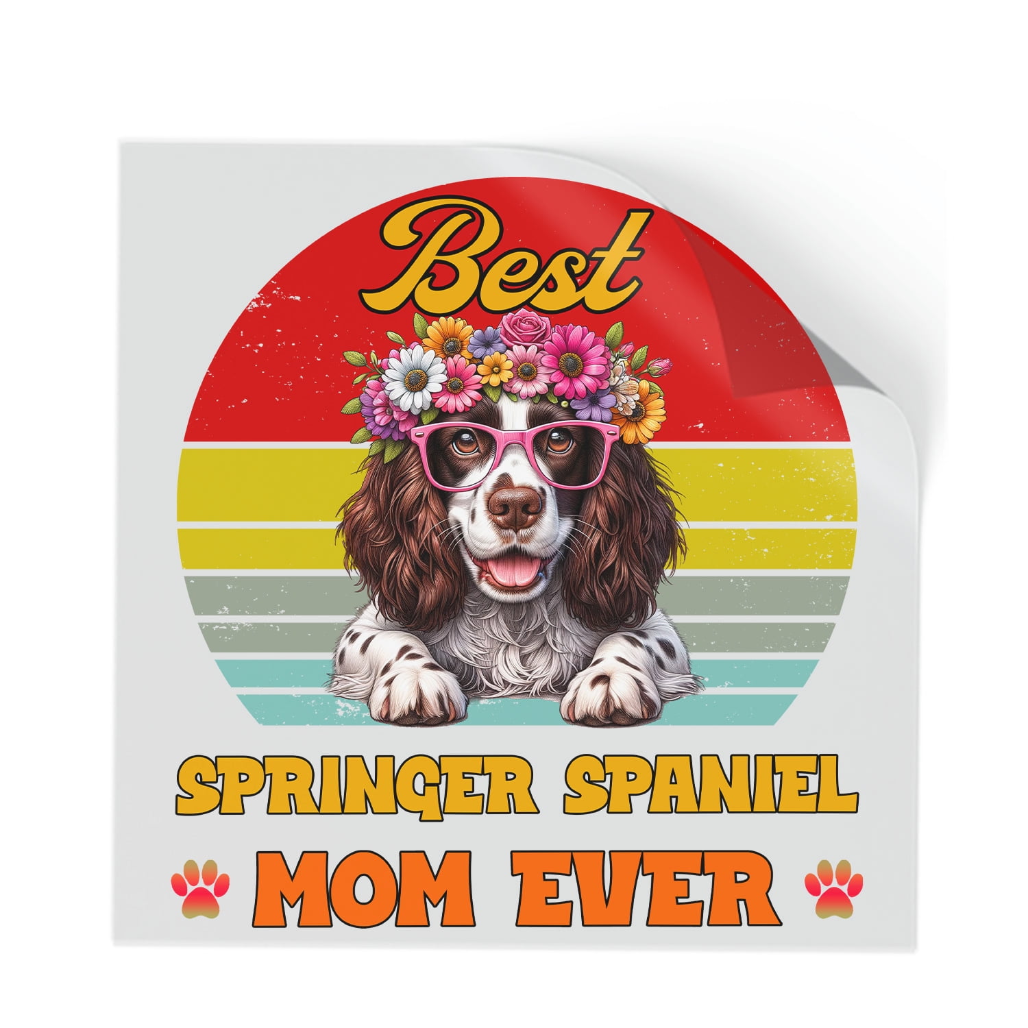 Best English Springer Spaniel Mom Ever Happy Mother's Day Cutout ...