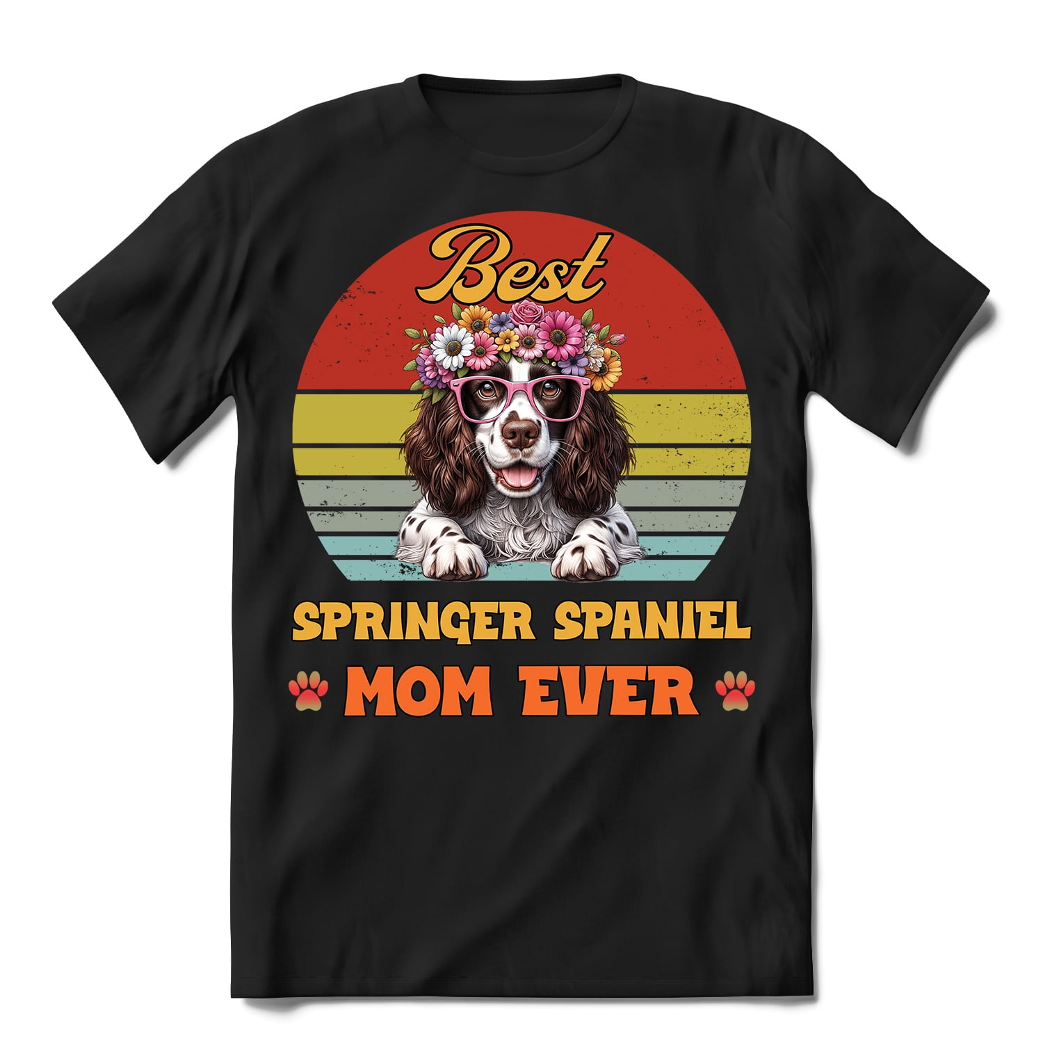 Best English Springer Spaniel Mom Ever Happy Mother's Day Shirt T-shirt ...