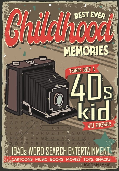 Best Ever Childhood Memories 1940s Word Search Entertainment - Walmart.com