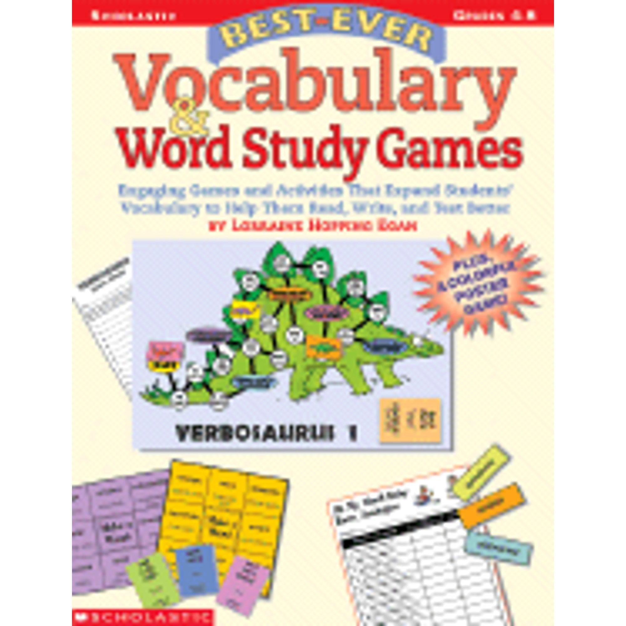Pre-Owned Best-Ever Vocabulary and Word Study Games: Engaging Games and ...