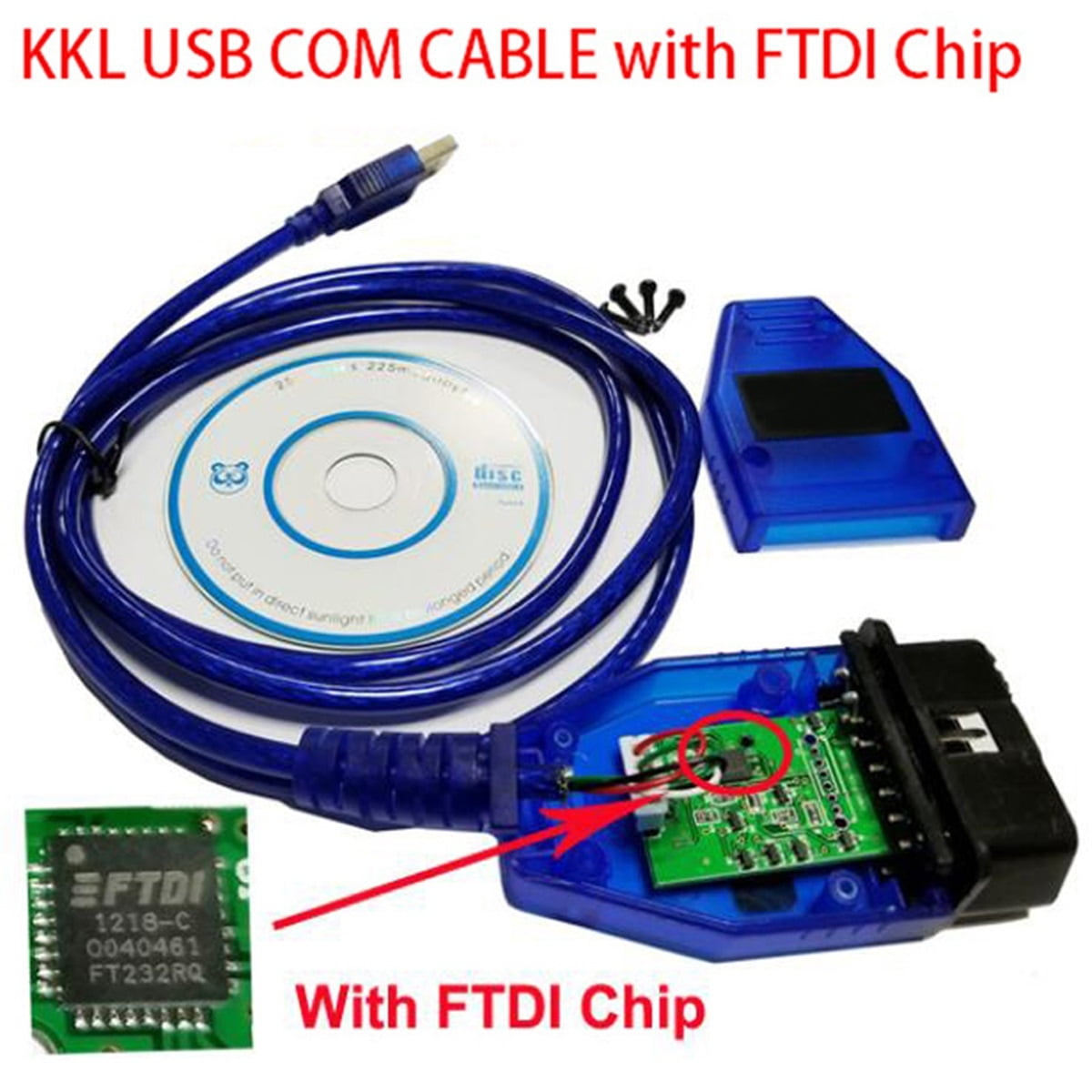 Best FTDI FT232RL Chip For V Group 409 KKL chip OBD2 Auto Car ...