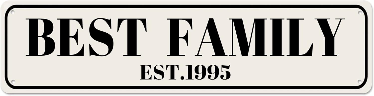 Best Family Est 1995 Sign, 1995 Family Sign Family Decor, Wall Decor ...