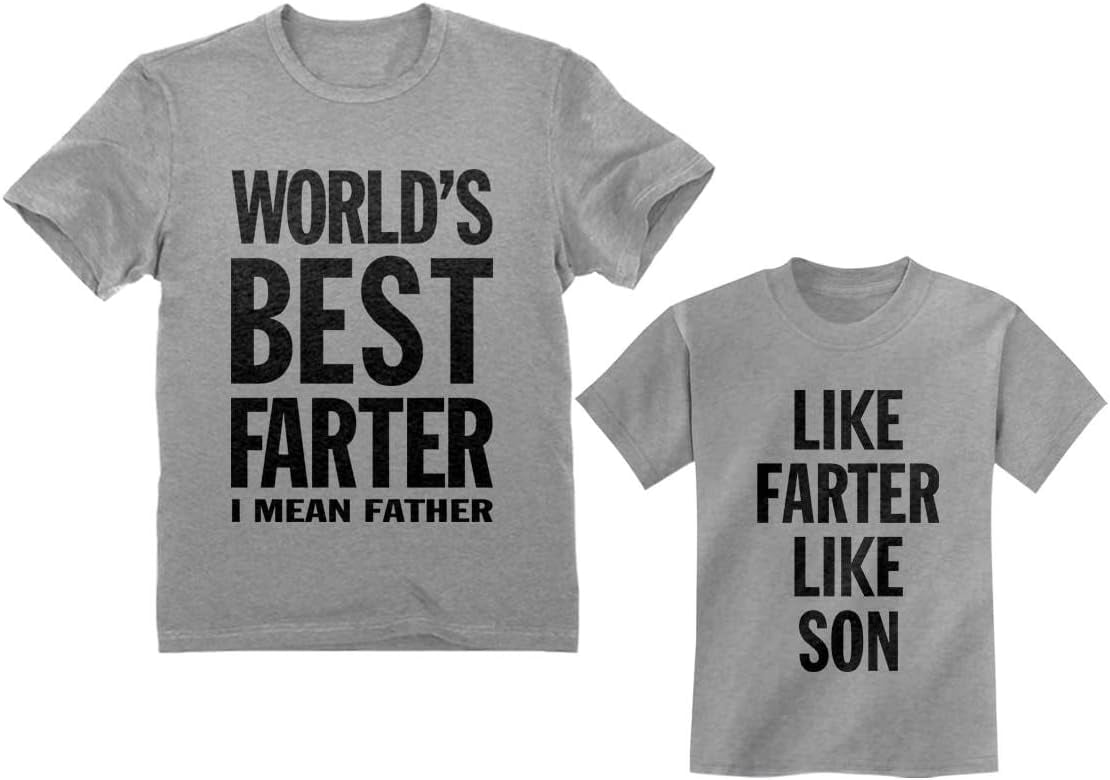 Best Farter I Mean Father, Like Farter Like Son Funny Dad & Me Matching ...