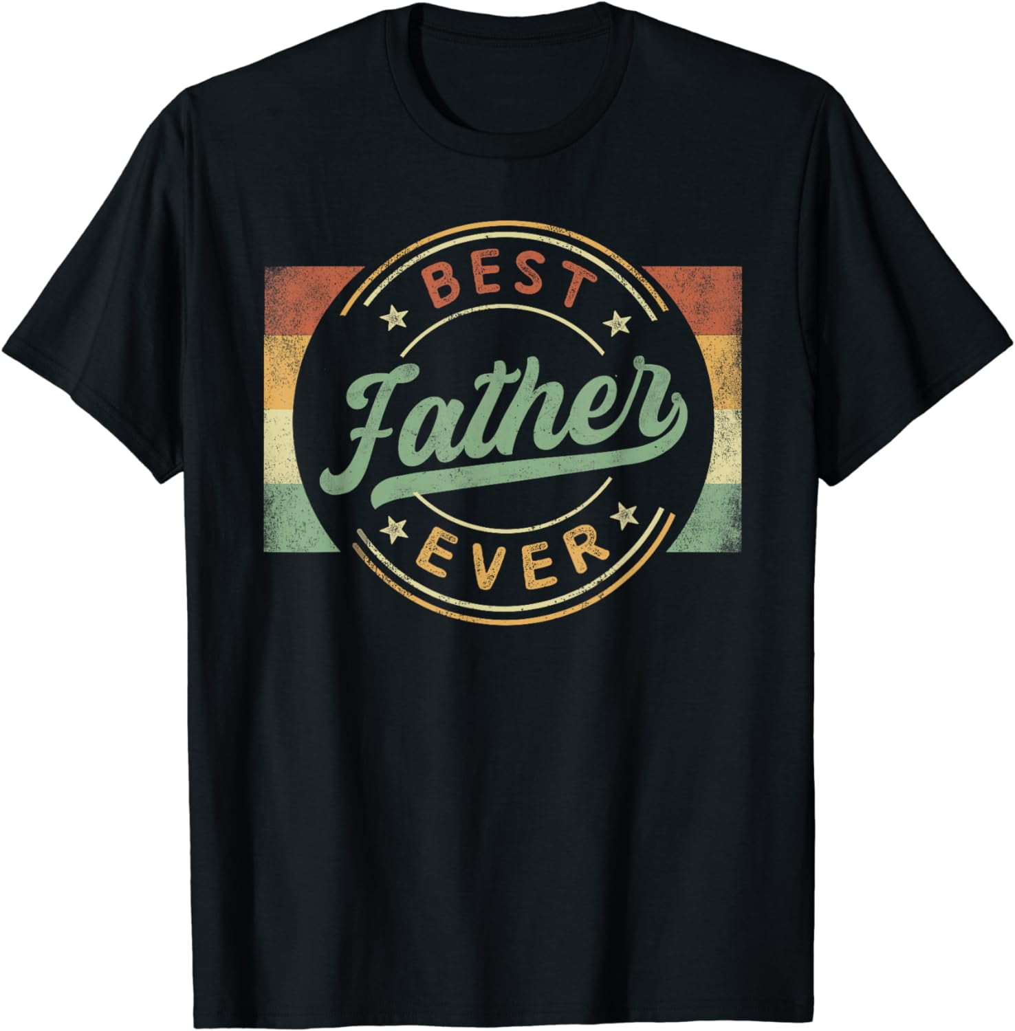 Best Father Ever Emblem Father's Day Father Gifts Dad T-Shirt - Walmart.com