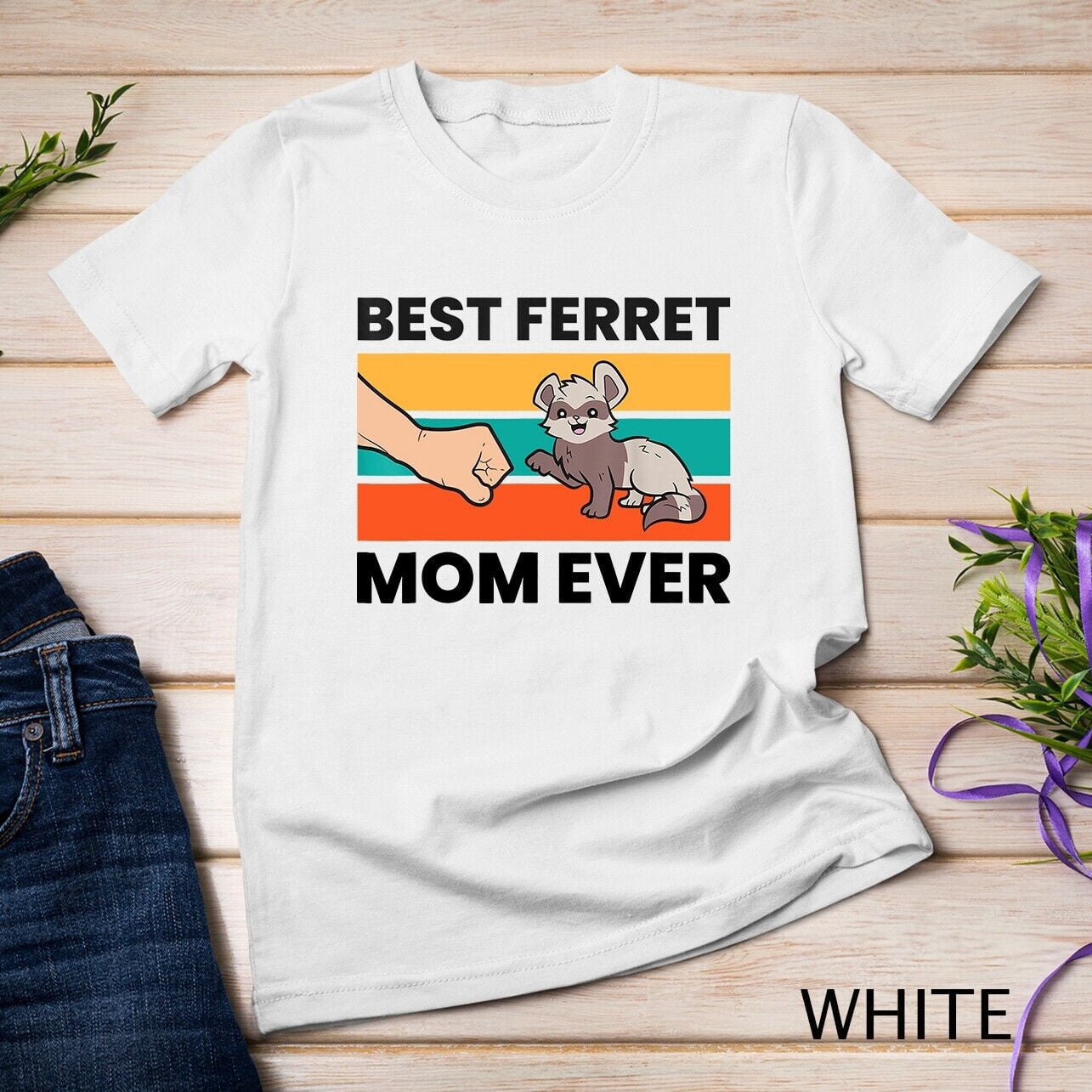 Best Ferret Mom Ever Ferret Owner Mama Pet Ferrets Unisex T-shirt ...
