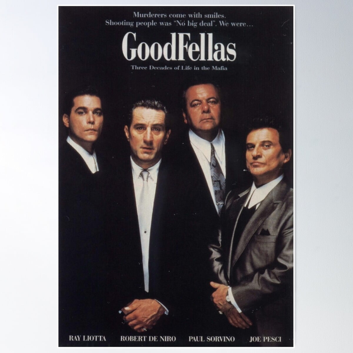 Best Film Goodfellas Covers Poster Wall Art, Modern Wall Decor For ...