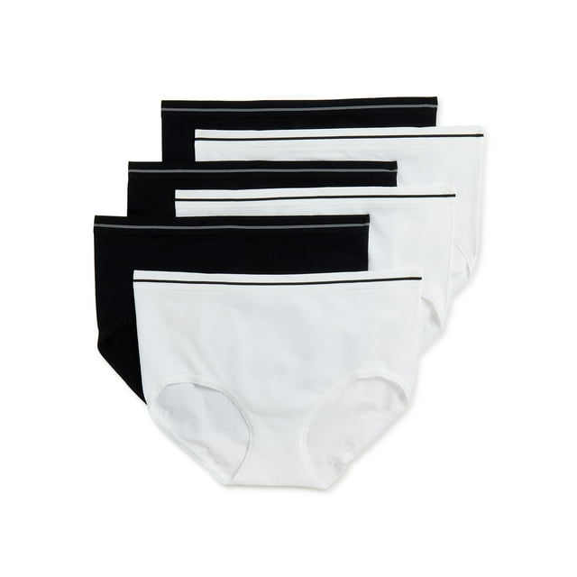 Best Fitting Panty Women's Seamless Brief Panties, 6-Pack - Walmart.com