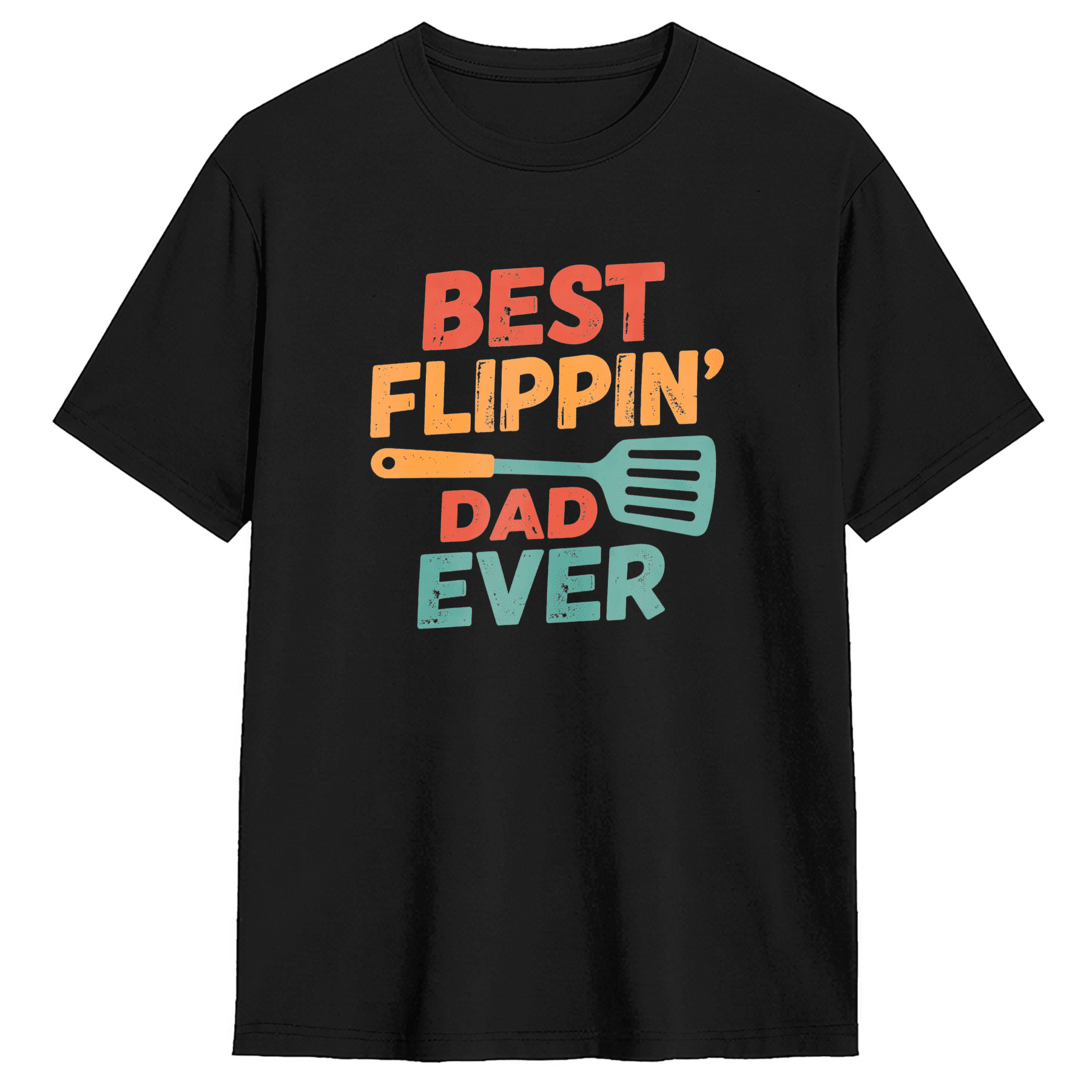Best Flippin Dad Ever Retro Graphic Tee For Men, Dad Fun Cotton Short ...