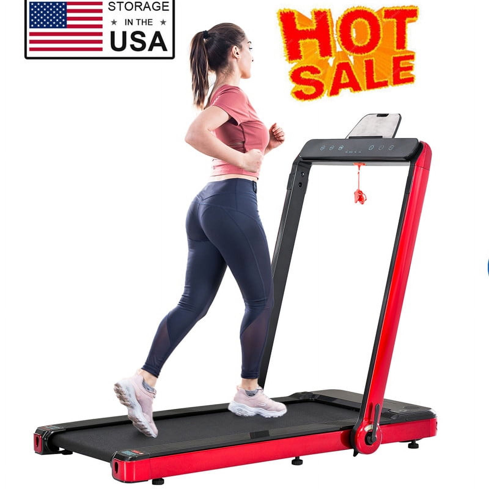 Best Folding Treadmill - Foldable Home Fitness Equipment with LCD for ...