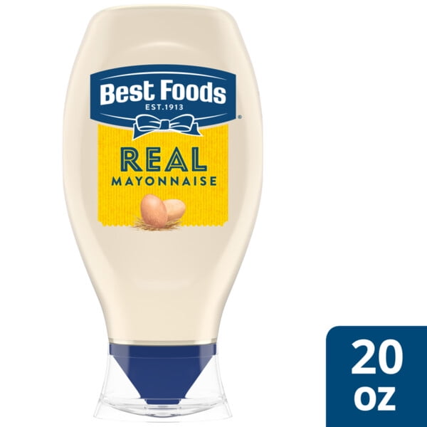 Best Foods Real Mayonnaise Real Mayo Squeeze Bottle Gluten Free, Made ...