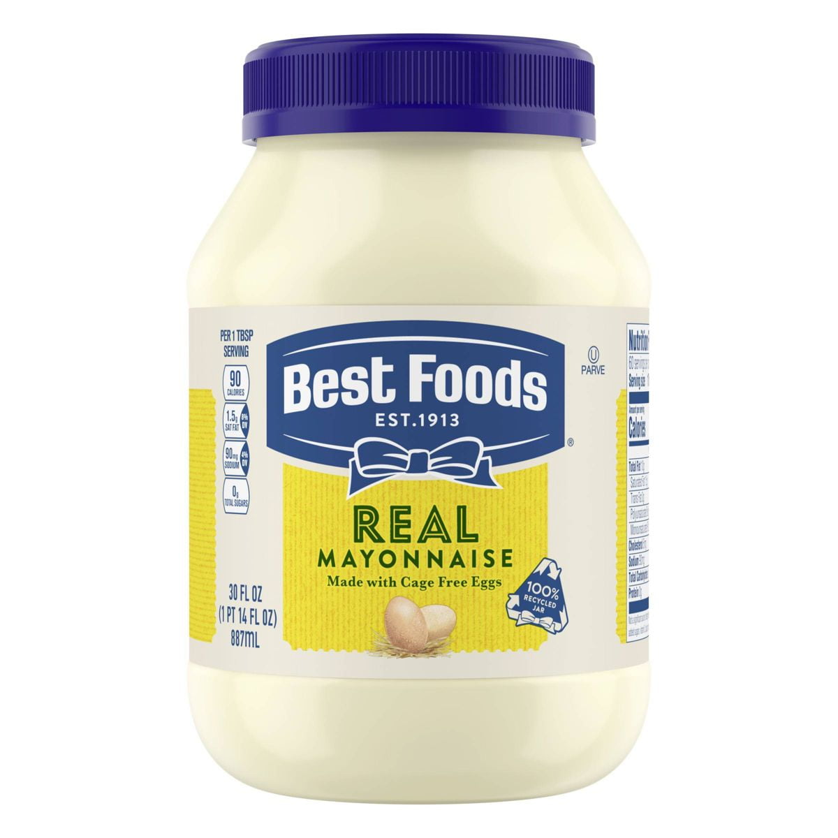 Best Foods Mayonnaise Real - 30oz - Pack of 2 - Walmart.com