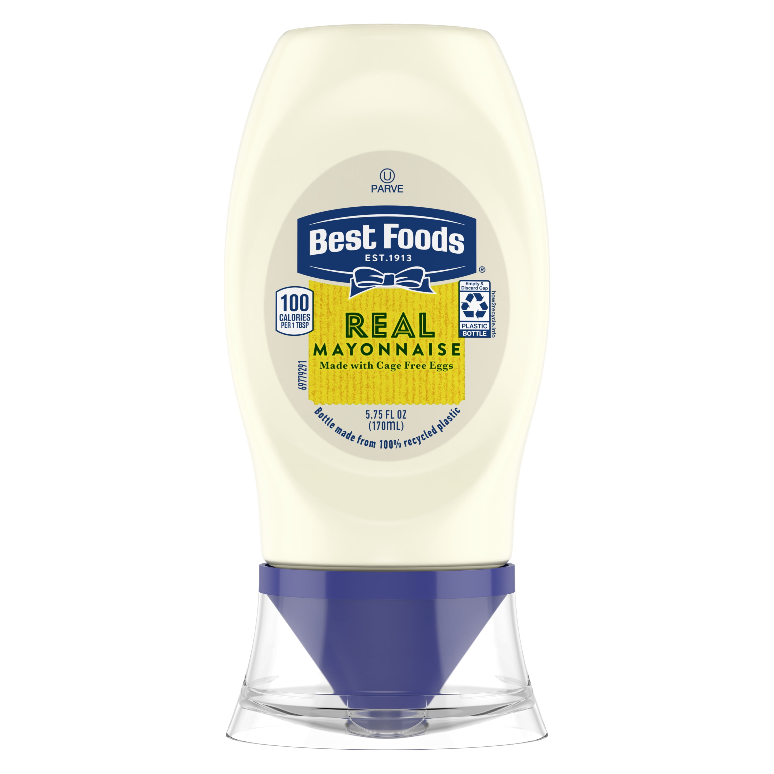 Best Foods Real Mayonnaise Made with Cage Free Eggs, 5.7 oz Squeeze ...