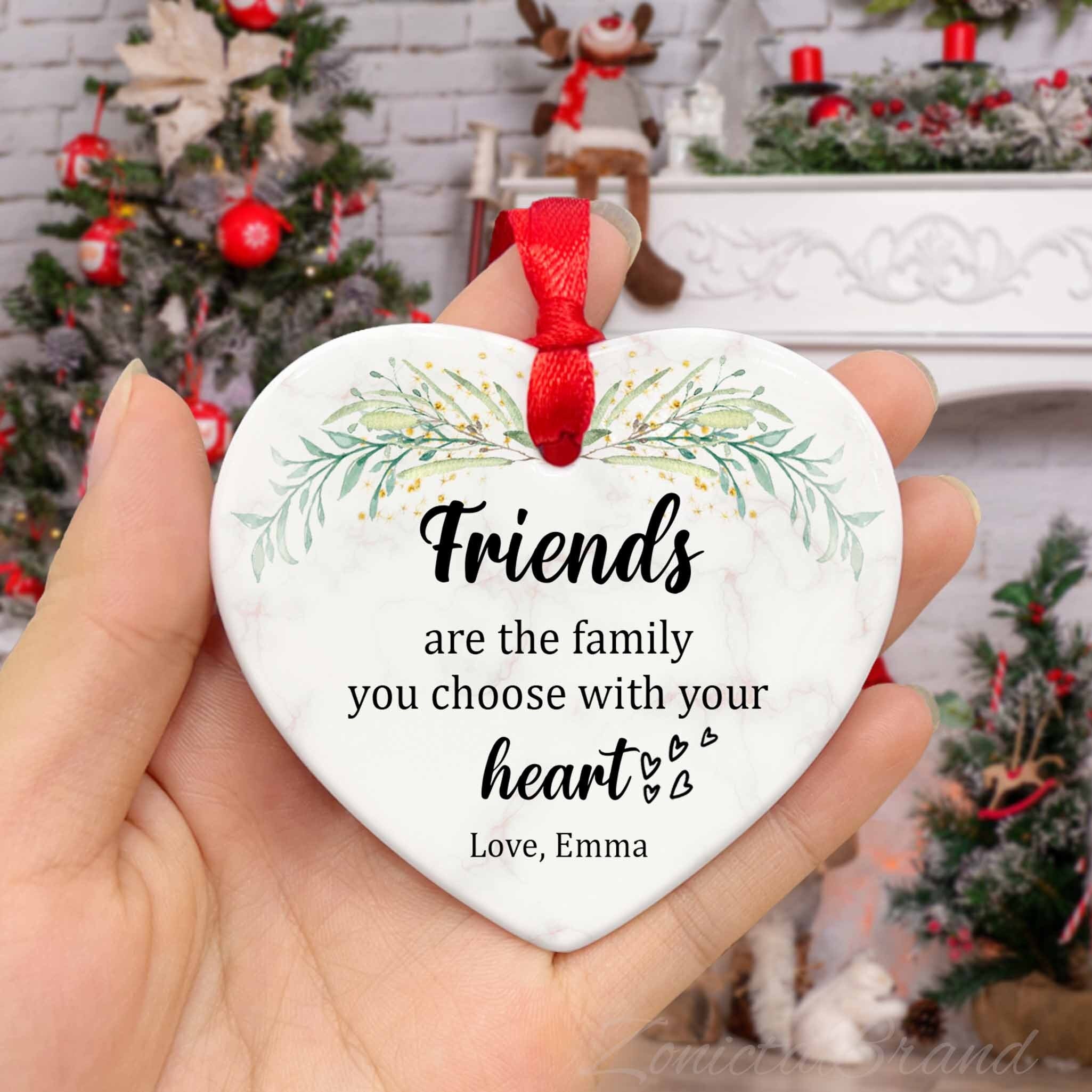 Best Friend 2D Flat Ornament 2025 'Friends Are the Family You Choose ...