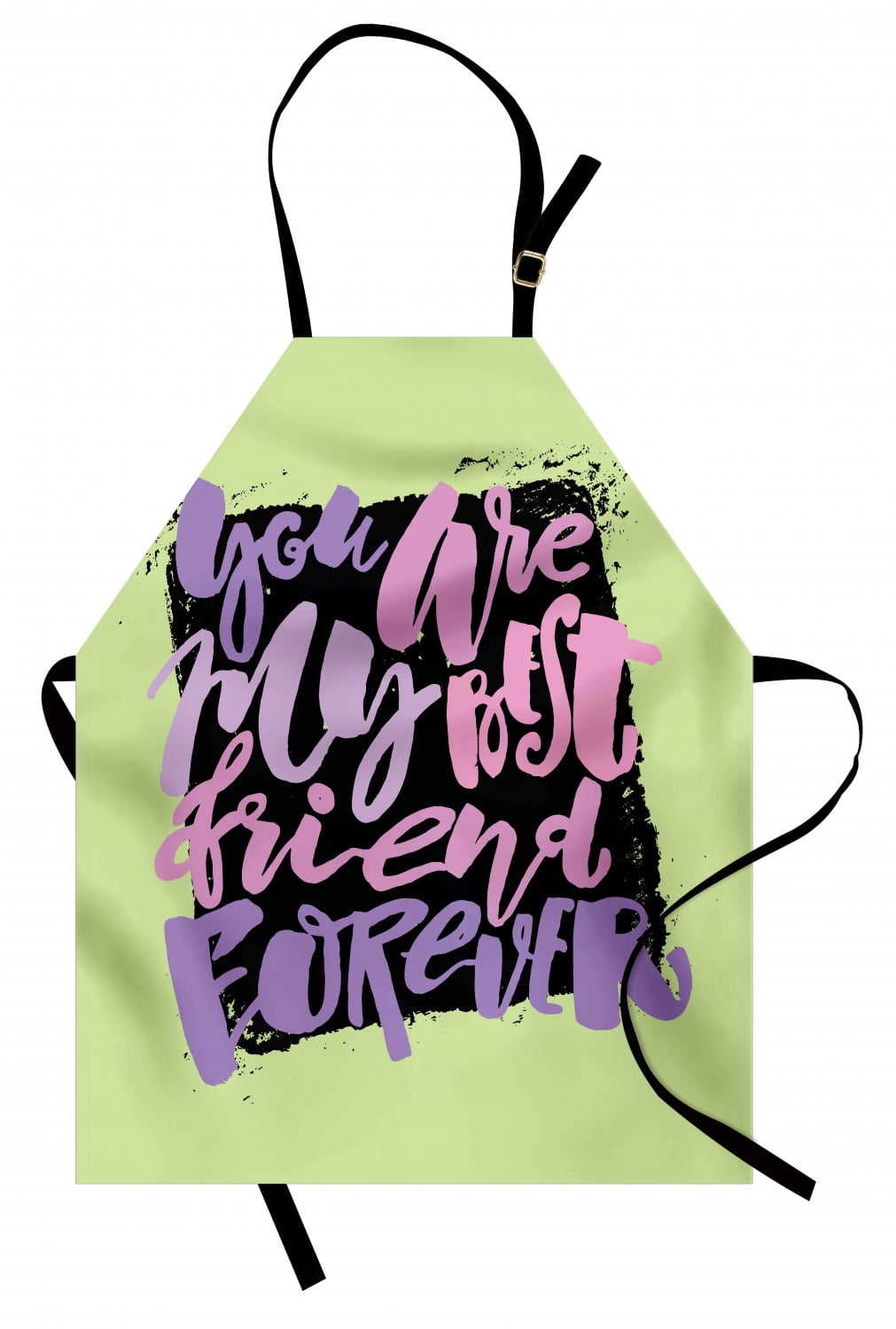 Best Friend Apron, You are My Best Friend Forever Lettering Cartoon ...