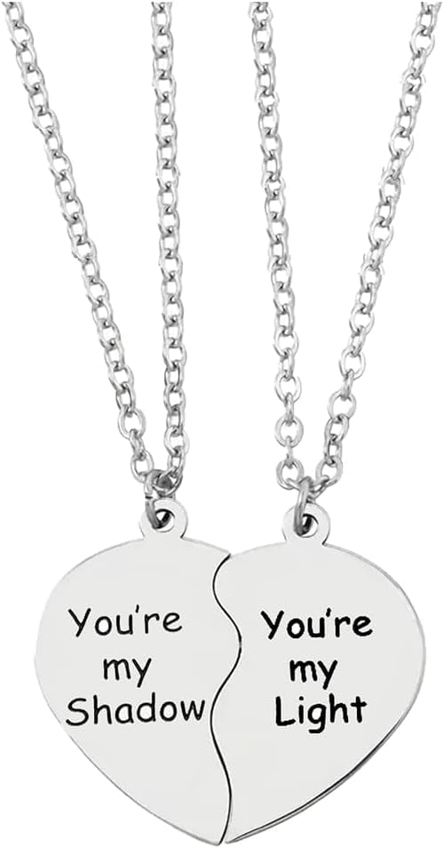 Best Friend BFF Necklace for 2,Matching Friendship Necklace Sister ...