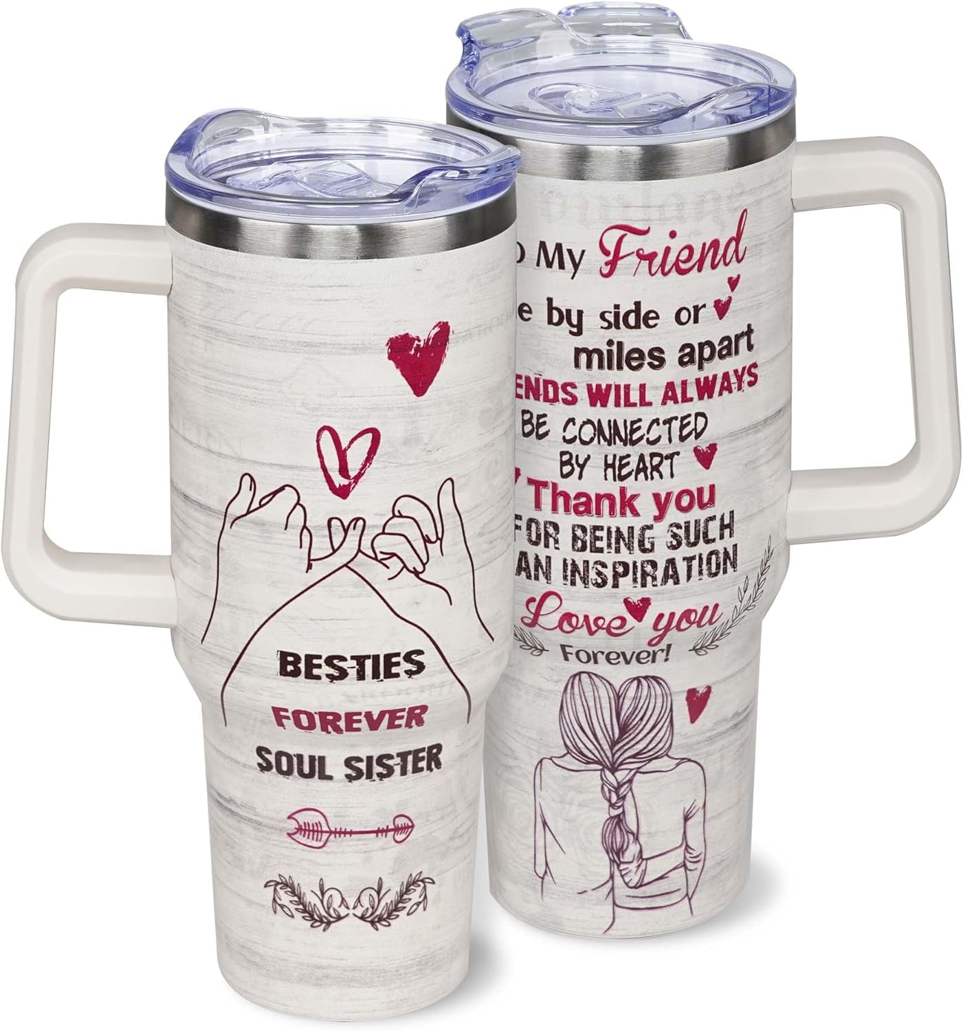 Best Friend Birthday Gifts, Gifts for Friends Female 40 oz Bestie ...