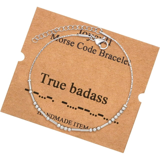 3 Dollar Items My Girl Morse Code Bracelet - Secret Message Jewelry ...