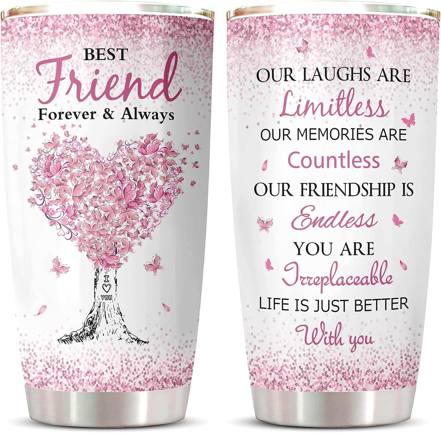 Best Friend Birthday Gifts Tumbler 1PC, Gifts for Best Friends Women, Friendship Gift for Bff ...