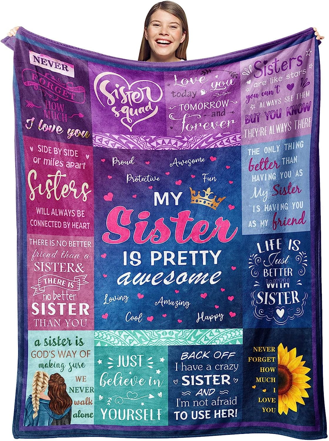 Best Friend Blanket - Best Friend Birthday Gifts for Women - Gifts for ...