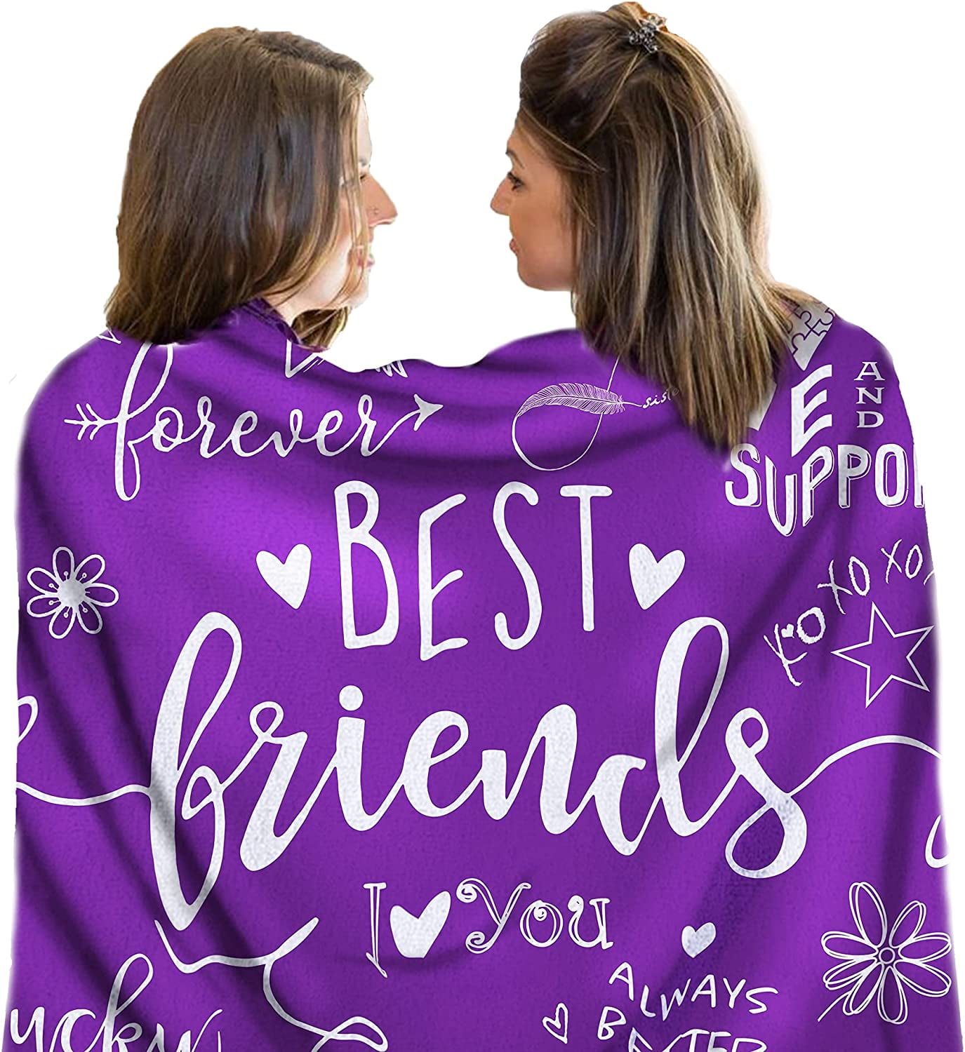 Best Friend Blanket, Cozy & Soft Throw Blankets, Best Friend Birthday ...