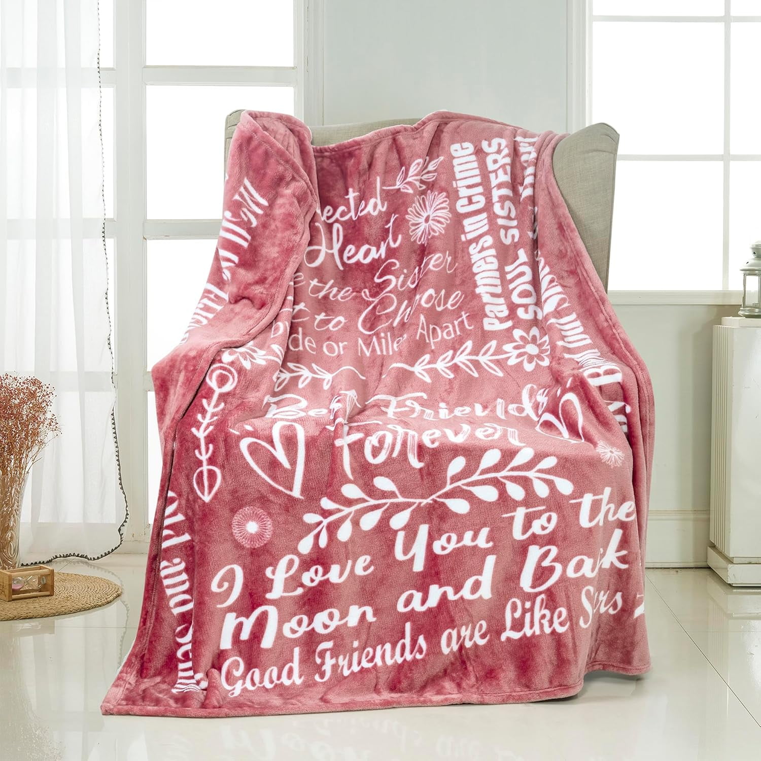 Best Friend Blanket - Cozy Throw | Perfect for Women | Thoughtful Best ...