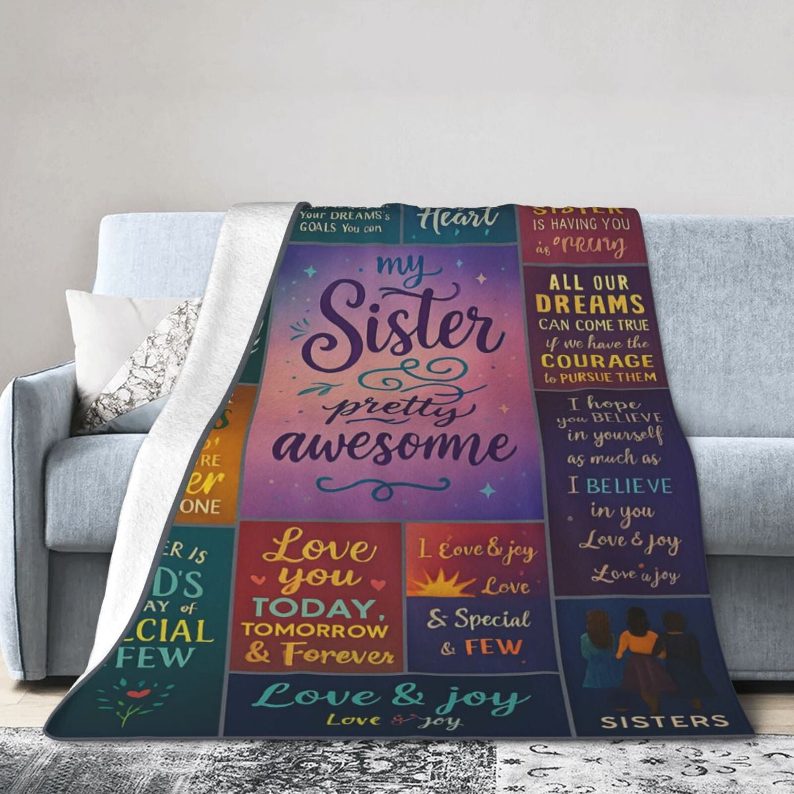 Best Friend Blanket Gifts on Christmas, Friendship Blanket Gifts for ...