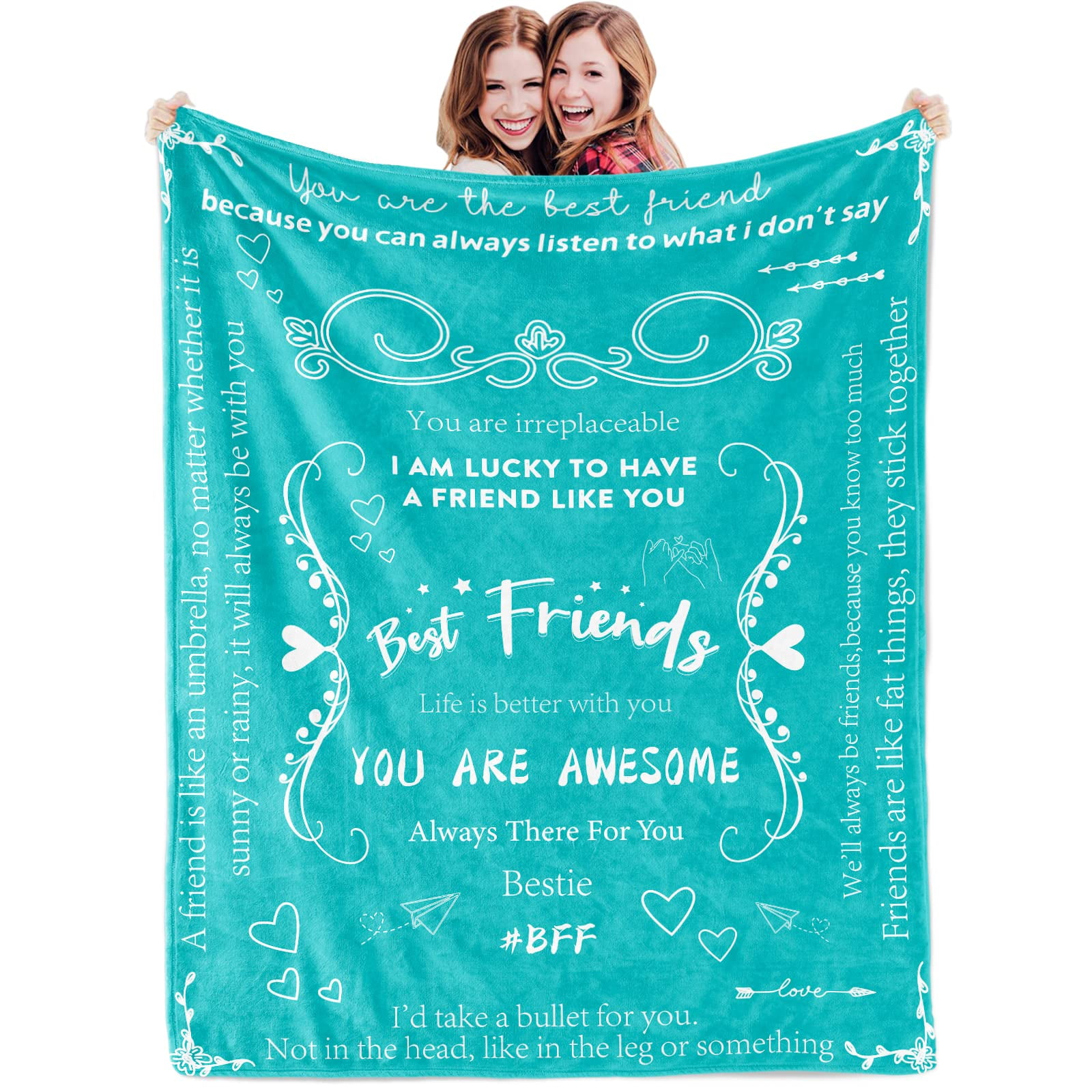 Best Friend Blanket for Women, Best Friend Gift Blanket for Girls ...