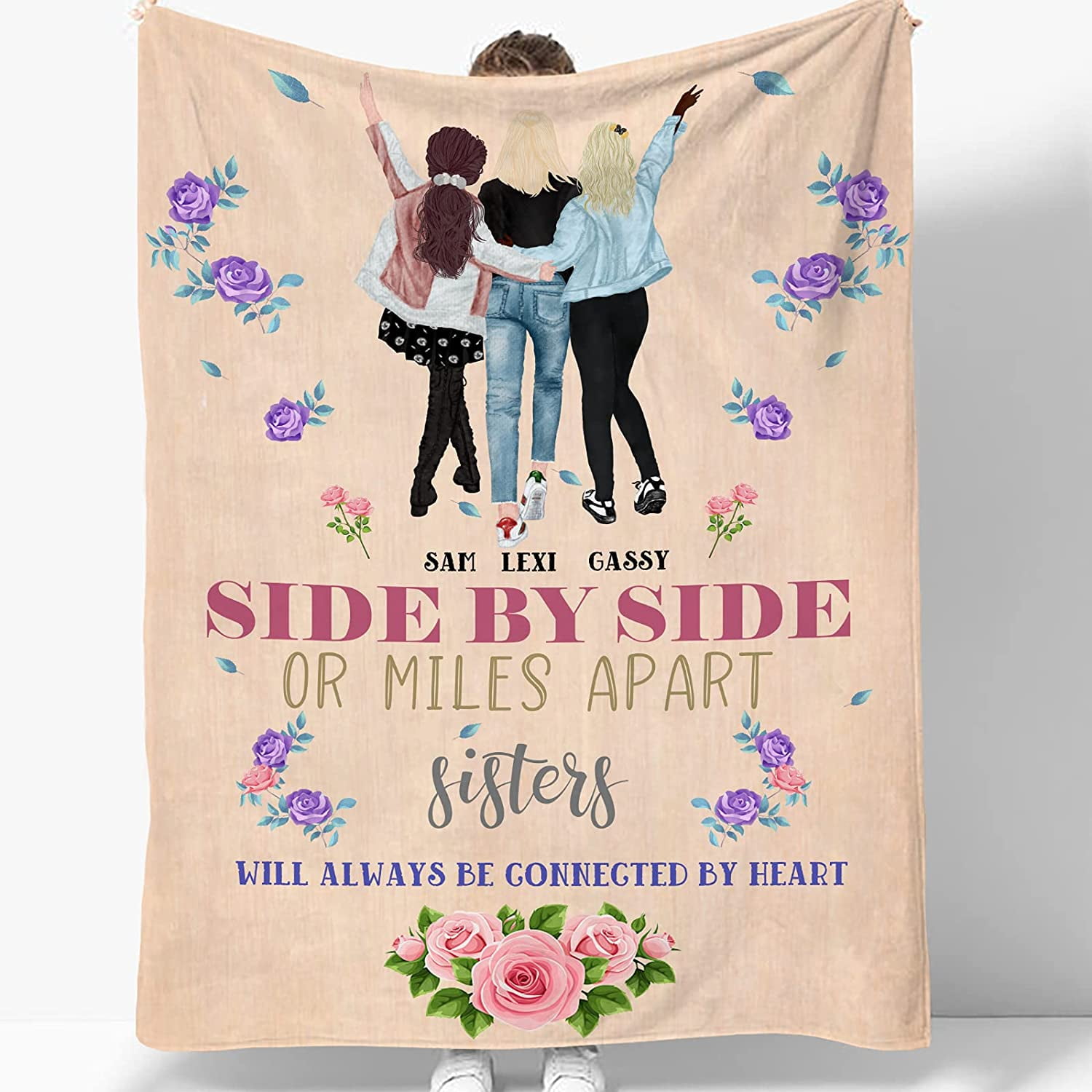 Best Friend Blanket for My Bestie BFF Quilts Fleece Blankets Birthday ...