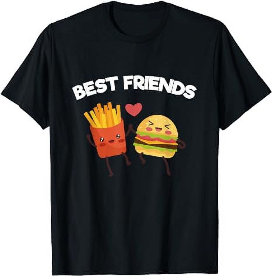 Best Friend Burger And Fries – Fast Food Burger And Fries T-Shirt ...