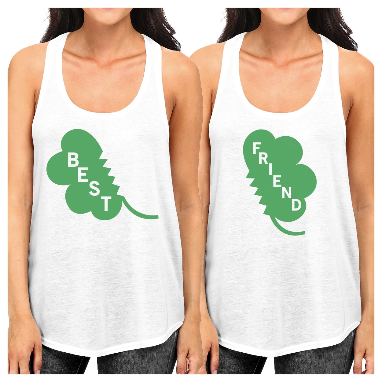 Best Friend Clover Best Friend Matching Tanks For St Patricks Day ...
