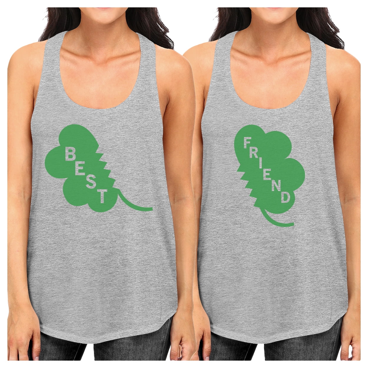 Best Friend Clover Funny BFF Matching Tank Tops For St Patricks Day ...