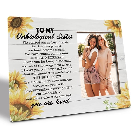 Best Friend Frame - Wooden Plaque Sign, Picture Frame Decor Art ...