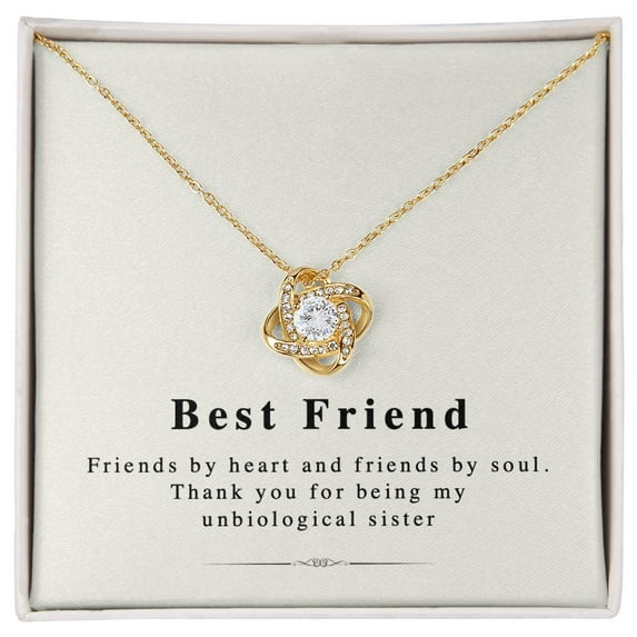 Best Friend, Friendship Knot Necklace, The Perfect Bffs Beautiful ...
