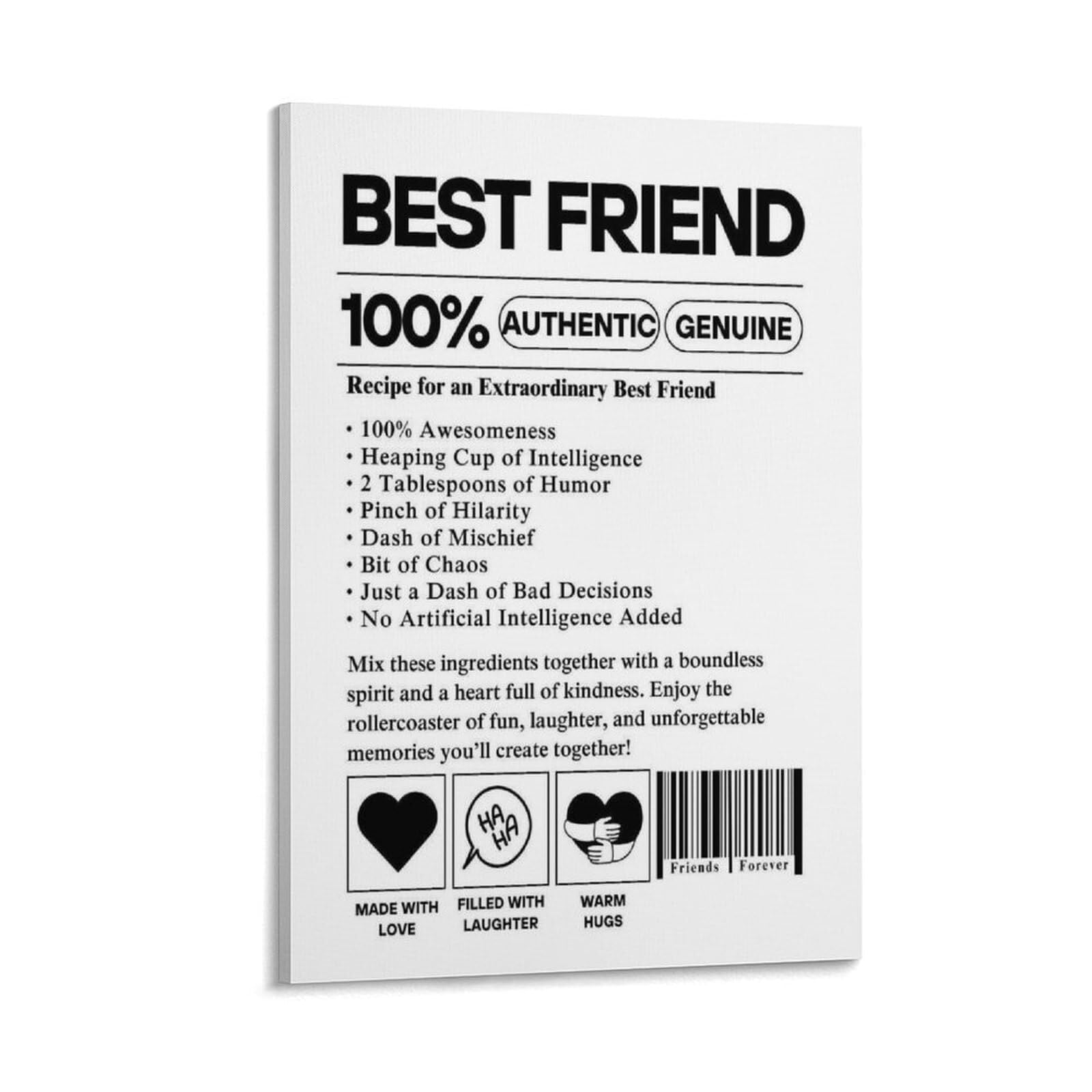 Best Friend Gift Print, Friend Birthday Gift, Bestie Gift, Sister Gift ...