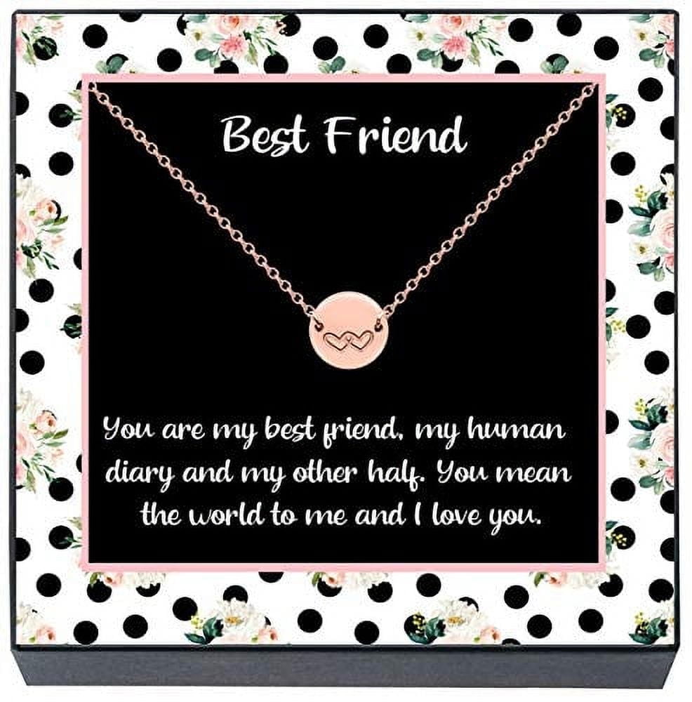 Best Friend Jewelry Gifts for Women, Teens, Females, Small Heart ...