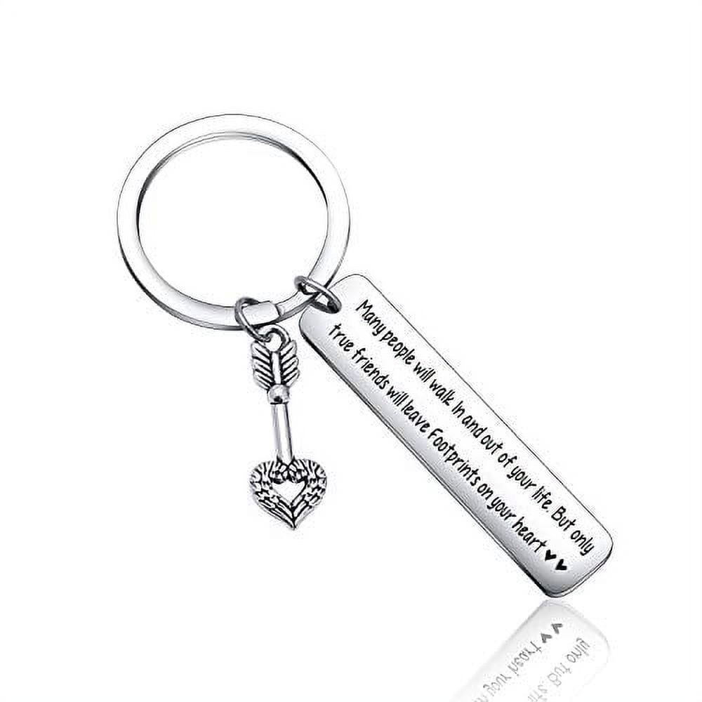 Best Friend Keychain Best Friend Gifts for Girls Keychain Long Distance ...