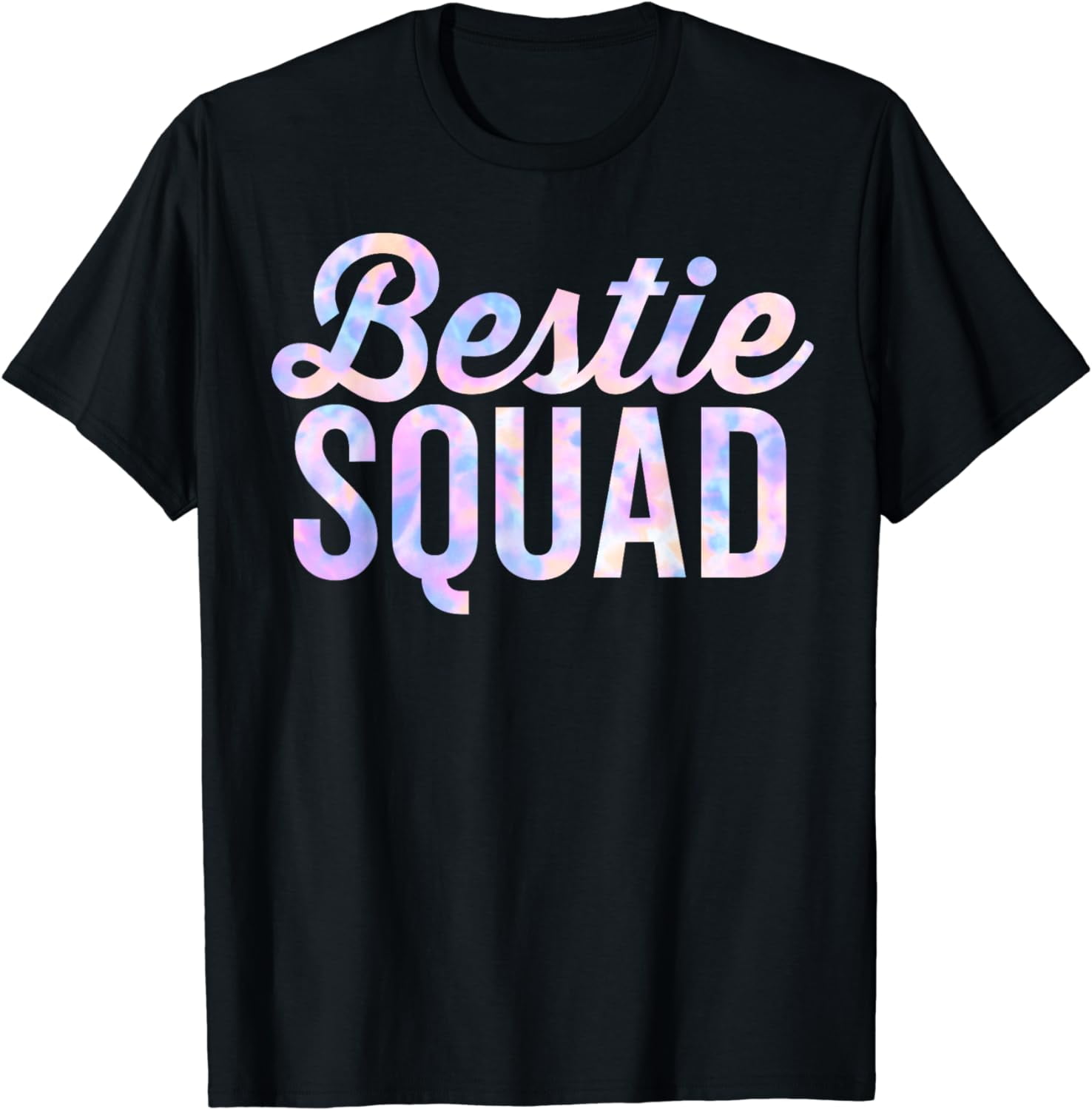 Best Friend Matching Bestie Squad BFF Cute Tie Dye Sleepover T-Shirt ...