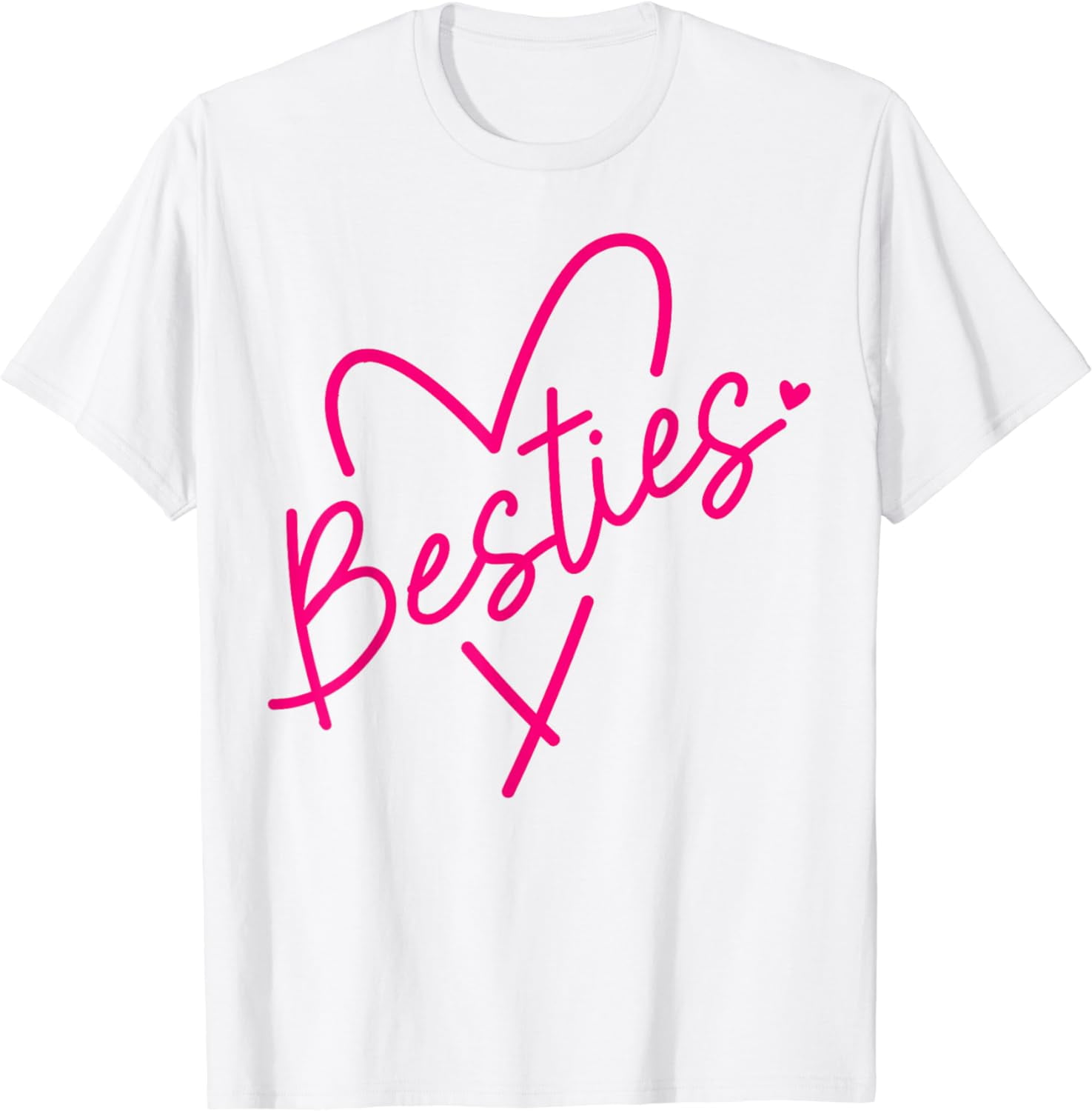 Best Friend Matching Cute BFF Bestie Sister T-Shirt - Walmart.com