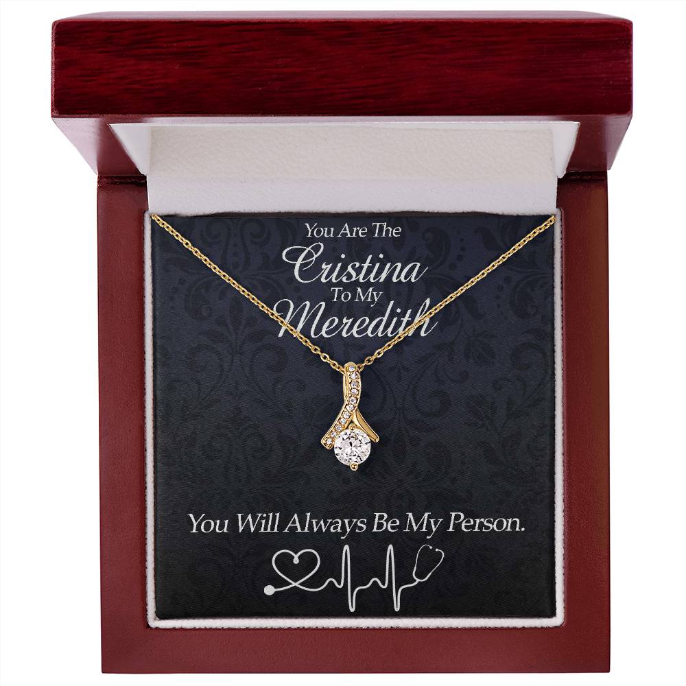 Best Friend Necklace Gift, You Are The Cristina To My Meredith, Grey's ...