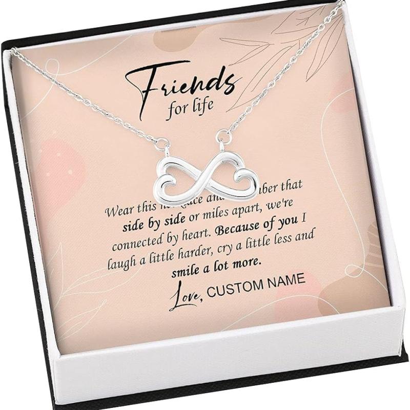 Best Friend Necklace Personalized Meaningful Friendship Gift - Distance ...