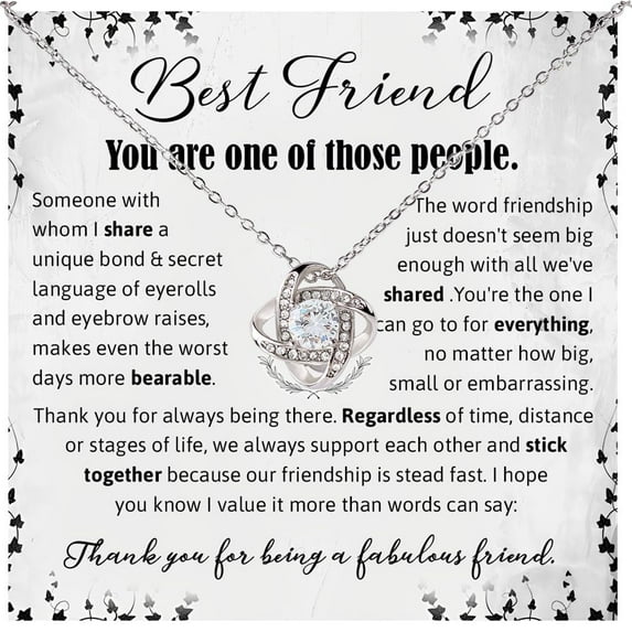 Best Friend Necklaces, Friendship Necklace For Women, Birthday Best ...