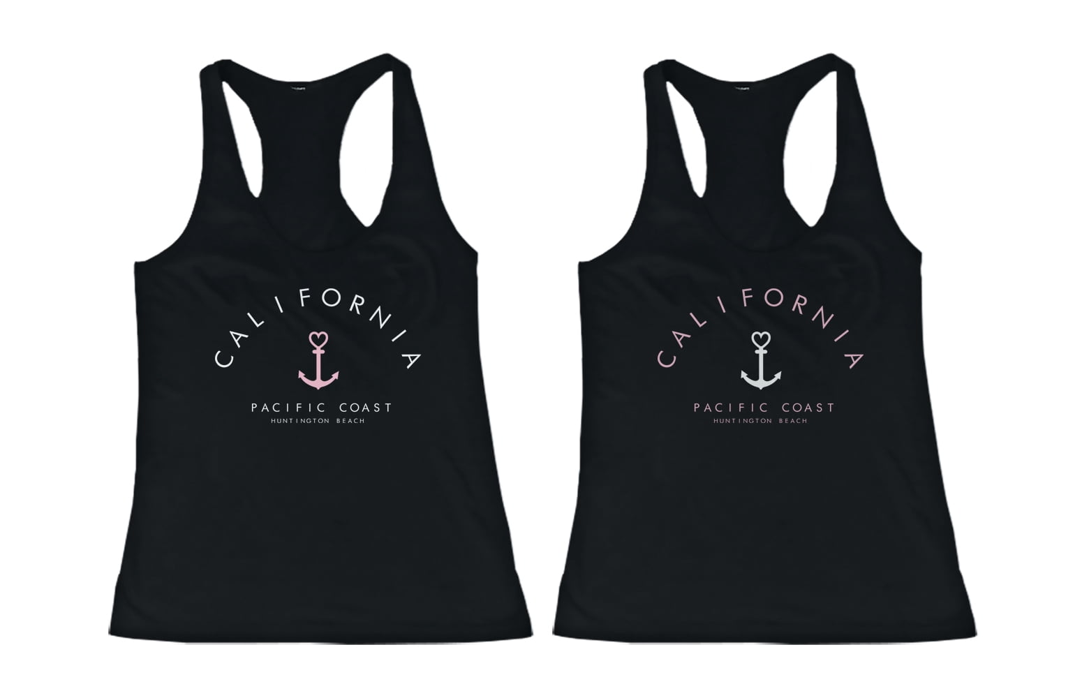 Best Friend Summer Tank Tops California Pacific Coast Huntington Beach ...
