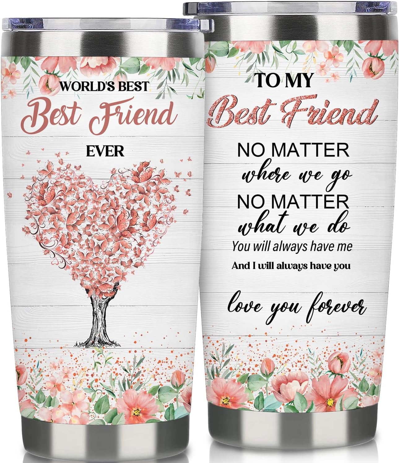 Best Friend Tumbler for Friend Gift -20 oz Coffee Cup Sisters Gifts ...