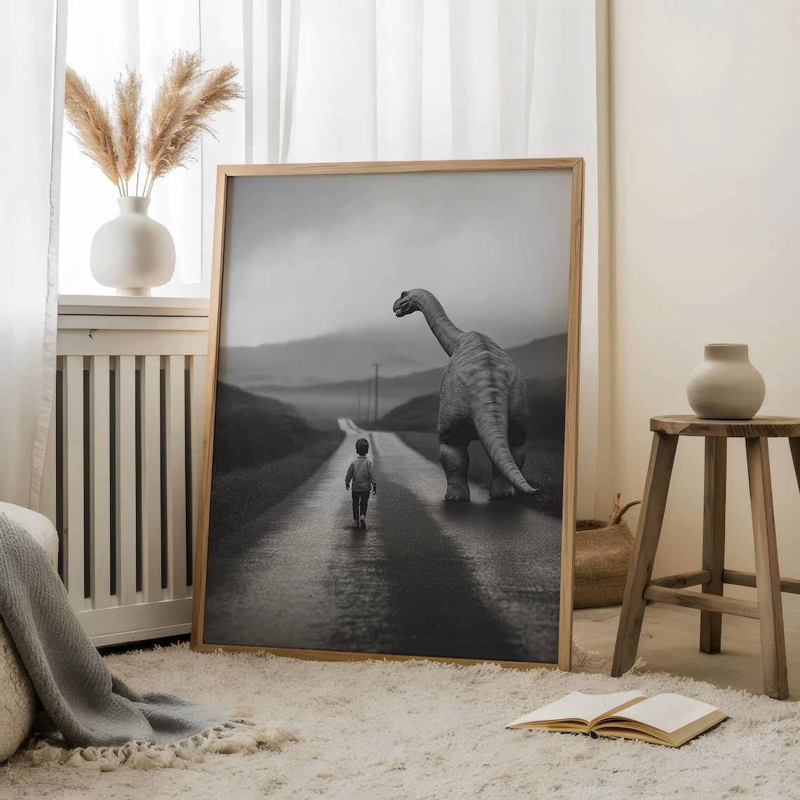 Best Friends, Dinosaur Poster,Dinosaur Picture,Vintage Dinosaur ...
