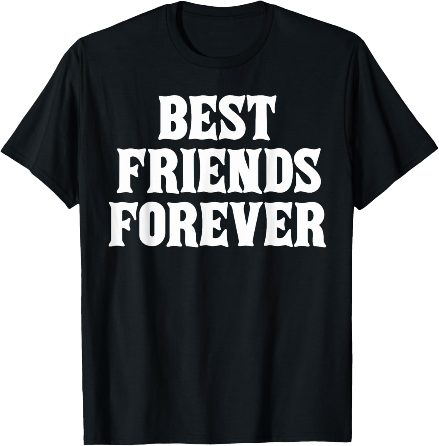 Best Friends Forever Bff Besties Matching Friends T-Shirt - Walmart.com